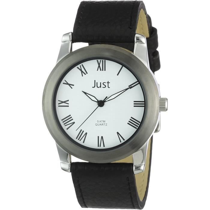Just Watches - 48-S10122WH-BK - Montre Homme - Quartz Analogique ...