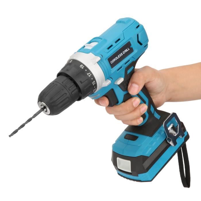 Outil portatif professionnel de perceuse sans fil au lithium électrique ...