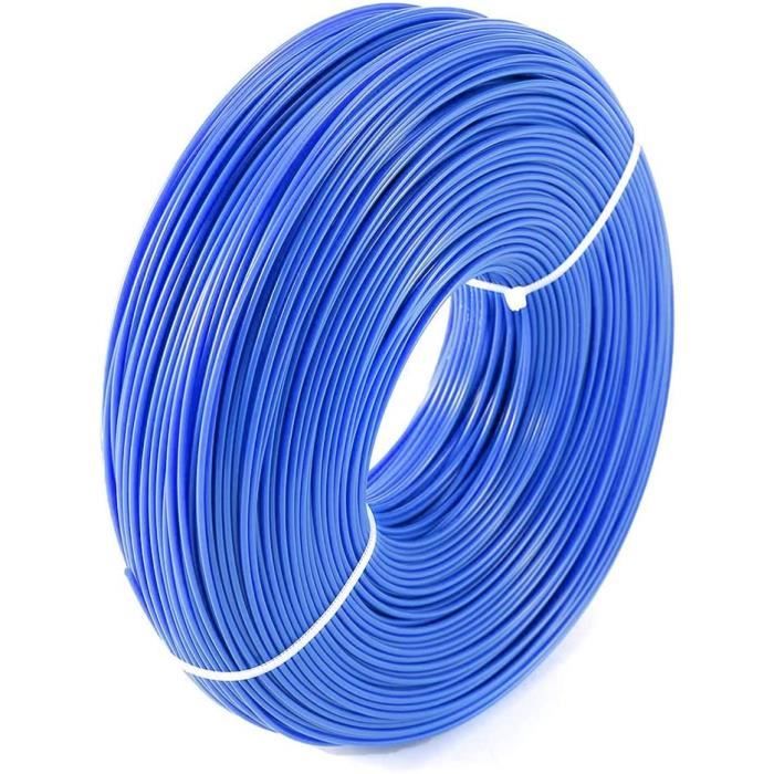 Fil Coupe Bordure Universel 1,6mmx100 M Bobine Fil Nylon pour Coupe ...