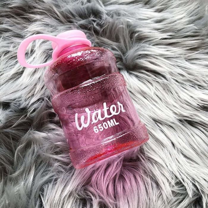 Gourde,Bouteille d'eau en plastique pour filles, petite tasse seau ...