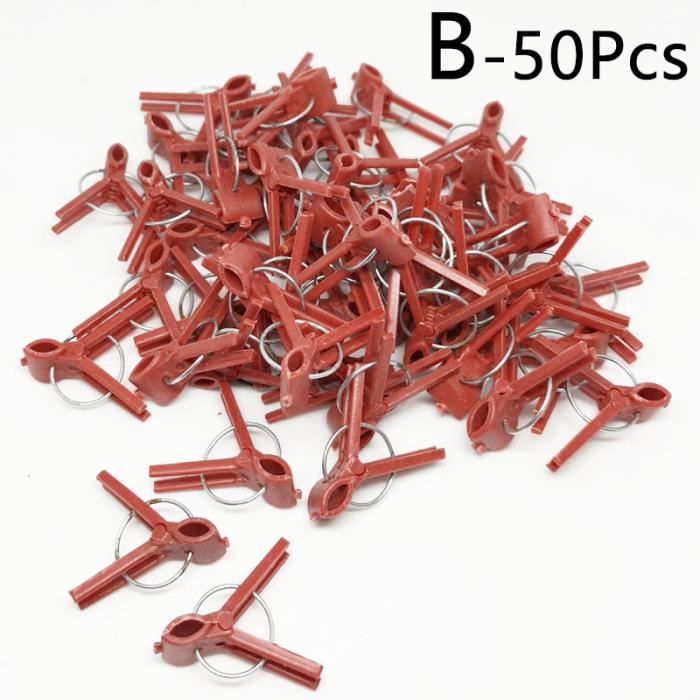 Bouche ronde - Anneau de fixation rond, 100 pièces, clips de greffage ...