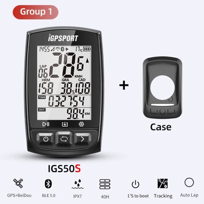 Compteur vélo,compteur de vélo numérique sans fil iGS50S ANT ...