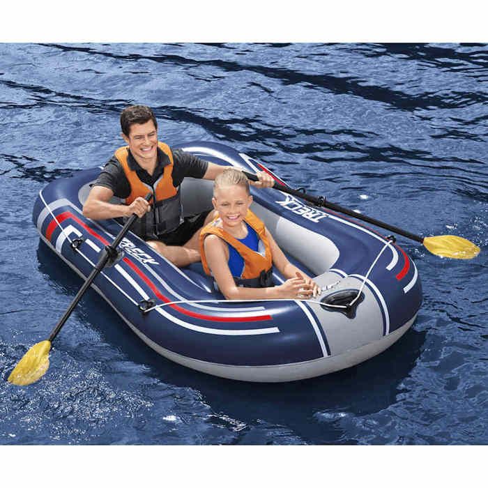 Bestway Canot gonflable Hydro-Force avec pompe et rames Bleu, bateau à ...