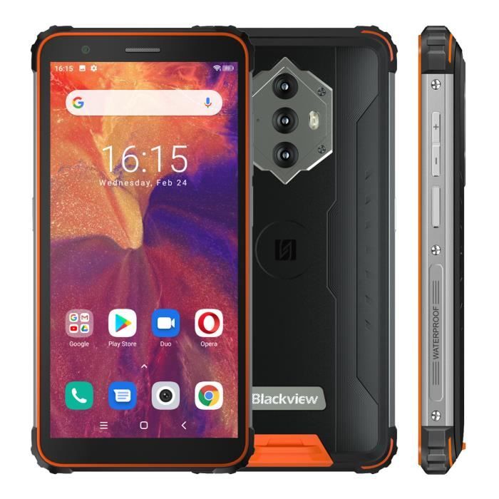 Blackview BV6600 Smartphone Robuste 64 Go IP68 Etanche 5.7" 8500mAh ...