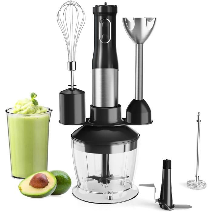 Mixeur Plongeant 7 En 1 Mixeur Multifonction, 800W Smoothie Mixeur ...