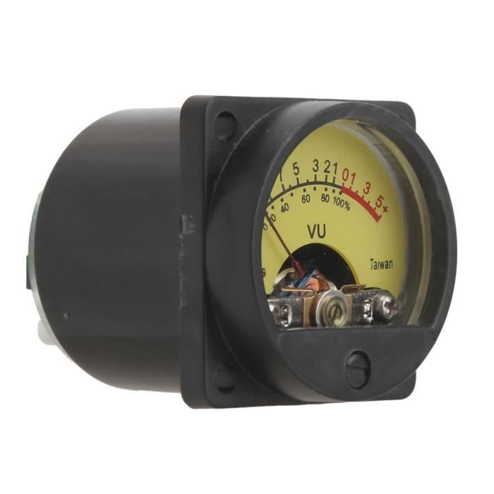 SAL Compteur VU Tête de Vumètre Numérique, avec Rétroéclairage Jaune ...