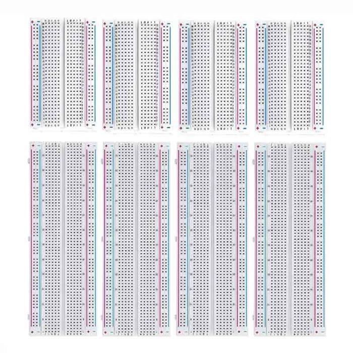 Plaques Breadboard - FOLAYA - 830 Points - Compatible Arduino et ...