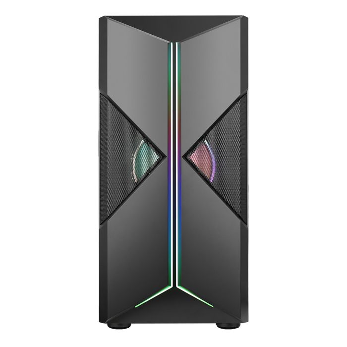 Boitier Moyen Tour ATX - ITEK - Spacirc XO RGB - Panneau vitré - Couleur Noir - RGB intégré ...