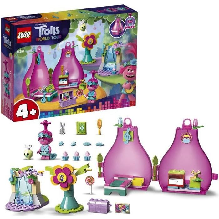 LEGO® 4+ Trolls™ 41251 - La capsule de Poppy - Cdiscount Jeux - Jouets