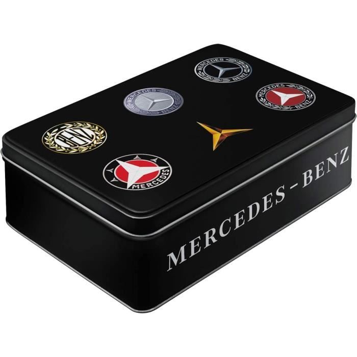 Boite Boîte Rétro Plat Mercedes-Benz – Logo Idée Cadeau Fans D ...