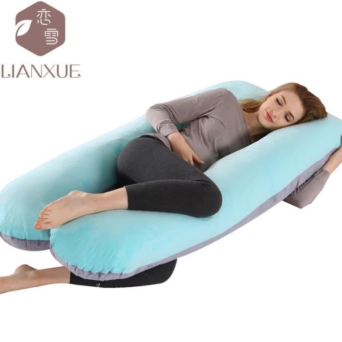 Coussin de Grossesse et d'allaitement Orellier pour Dormir Modulaire ...