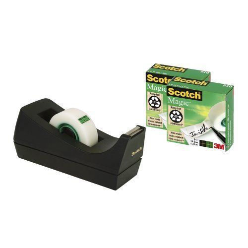 Dévidoir 3M - Scotch Magic - 3 rouleaux - 19 mm x 33 m - Couleur Noir ...