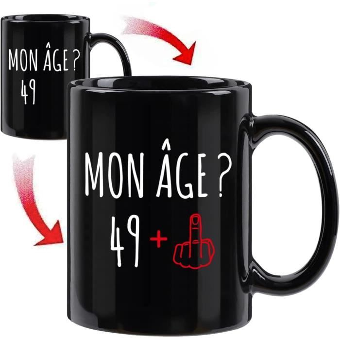 Mug Anniversaire 50 Ans Rigolo Drôle Tasse Idée Cadeau Anniversaire 50