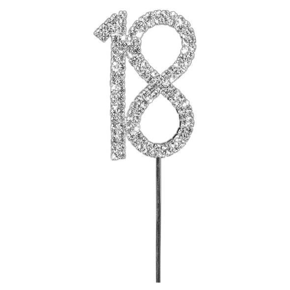 Chiffre 18 en strass - Cdiscount Au quotidien