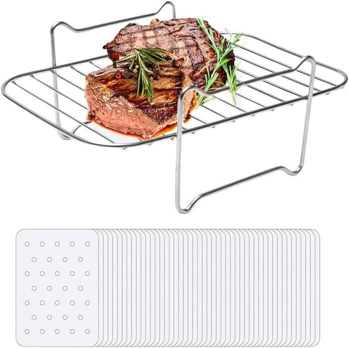 Support De Déshydrateur En Acier Inoxydable Multi-Usages Compatible Avec Friteuse À Air Ninja ...