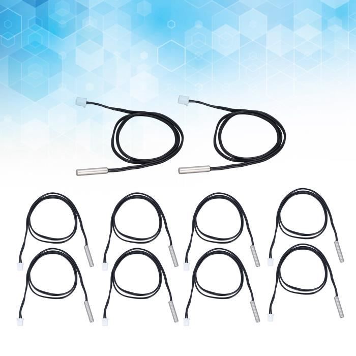 ZJCHAO NTC Thermistor Temp Sensors, Temperature Sensor Probe 10Pcs with ...