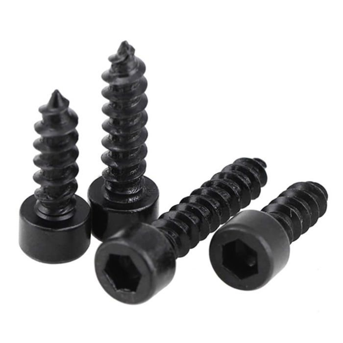 Vis Autotaraudeuses à Tête Cylindrique à Six Pans Creux Vis à Bois ...