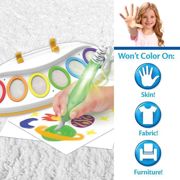 Peinture Sans Taches Color Wonder – Pinceau Lumineux Magique et 18 ...