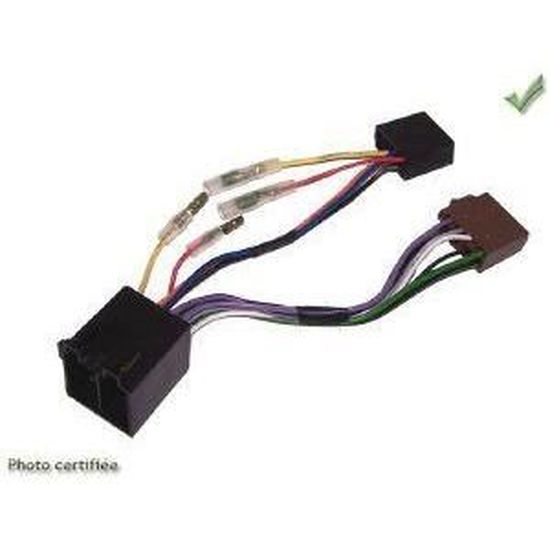 Fiches ISO Autoradio - Universel - ISO Male/Femelle - 4HP - 30cm ...