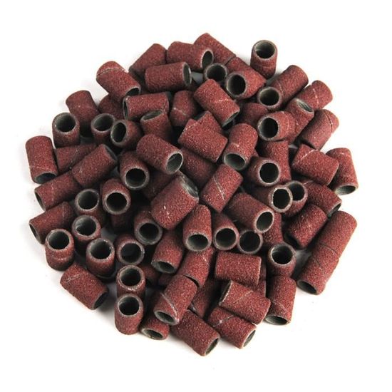 COSCELIA 100Pcs Embouts Manchons #120 Grain Ponceuse Emeri Rouleaux ...