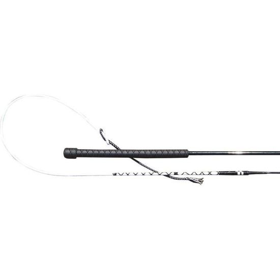 Cravache pour cheval Harry's Horse Boogzweep - zwart/wit - 140 cm ...