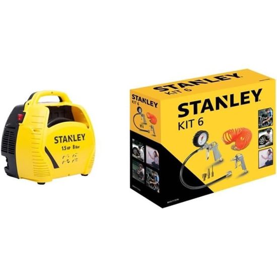 Air Kit Compresseur Ultra Compact Et Portatif Sans Cuve 1,5Hp-8Bar Avec ...