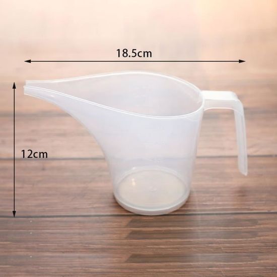 VERRE DOSEUR,--Pot de mesure en plastique à Surface graduée de 500ml ...