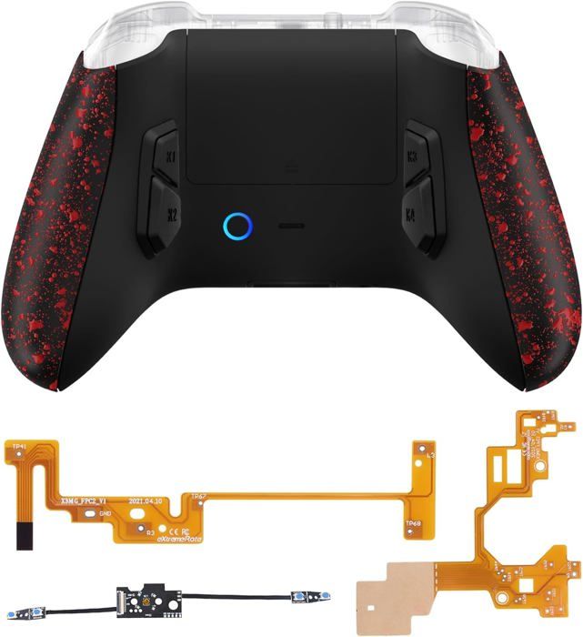 4 Palette avec Coque Arrière Grip pour Xbox Series X/S, Coque Arrière ...