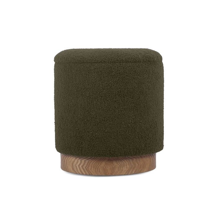 Pouf avec coffre de rangement - Sicaan - Juliette - Tissu Bouclette - D ...