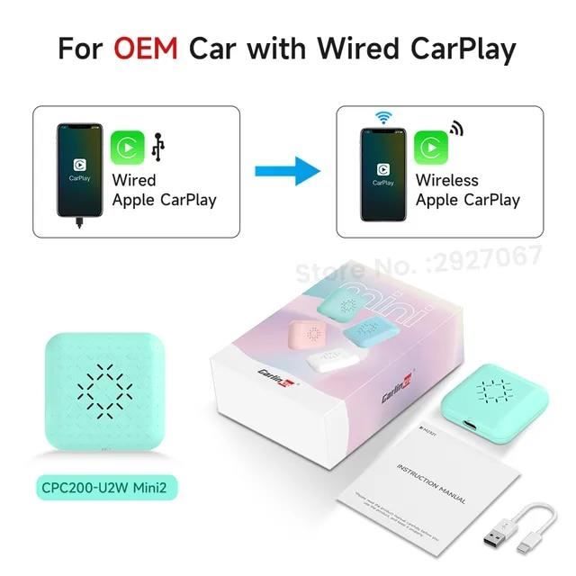 Mini CarPlay Box gn - Garantie 365 jours - Carlinkit-Dongle Carplay ...