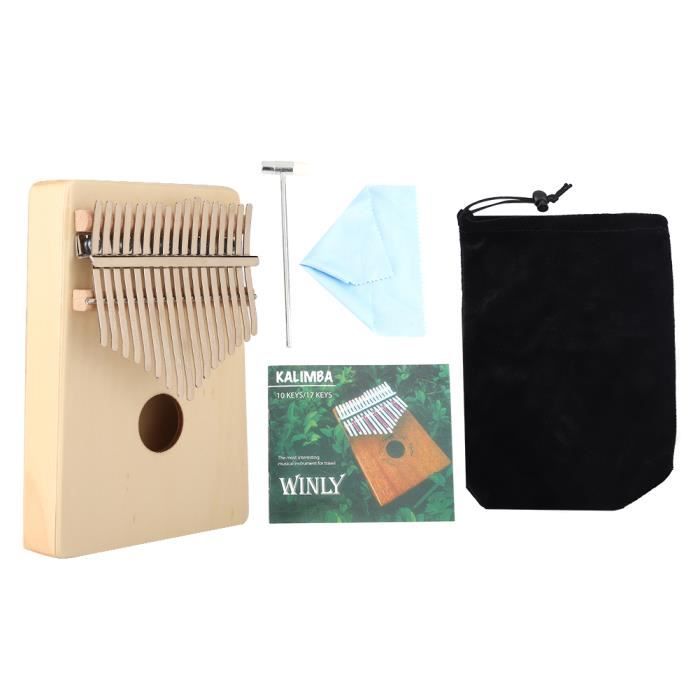 Akozon Kalimba Thumb Finger Piano Bois de pin Kalimba 17 touches pouce ...