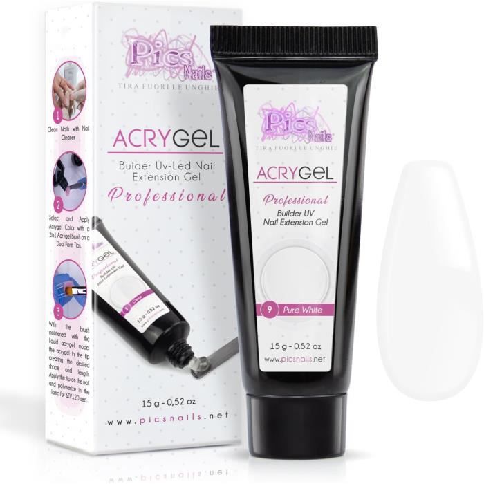Acrigel Pour Ongles \U2013 Poly Nail Gel Acrylique Pour Reconstruction ...
