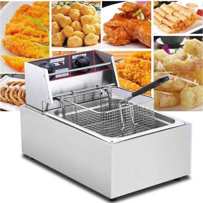 Friteuses commerciales Friteuse électrique Commerciale 2500 W, friteuse ...