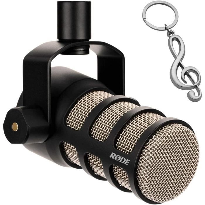 Rode Podmic Microphone professionnel Podcast + porte-clés Keepdrum [310 ...