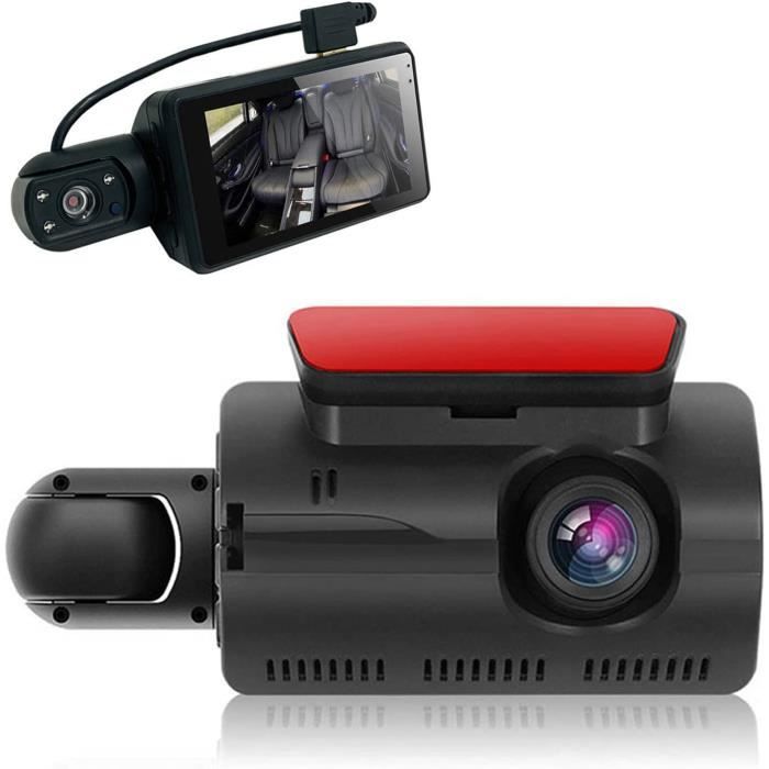 1296P Dvr Dash Camera Voiture,Front & Inside Dual Camera Voiture ...