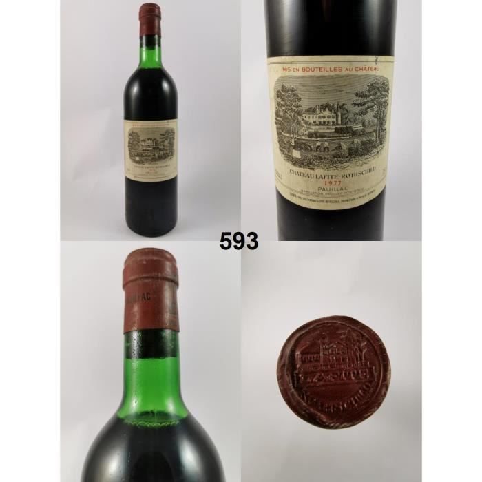 Château Lafite Rothschild 1977, Pauillac, Rouge, 75 cl. - La cave Cdiscount