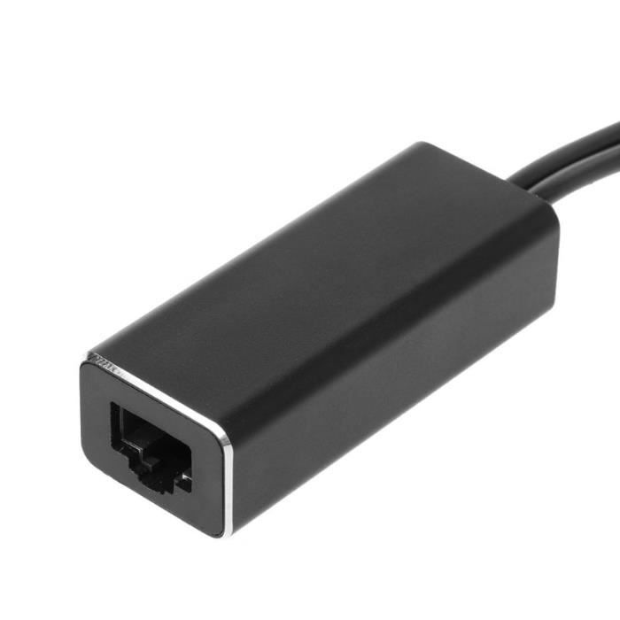 Récepteur-décodeur,adaptateur Micro usb 480 à RJ45 Ethernet, pour ...
