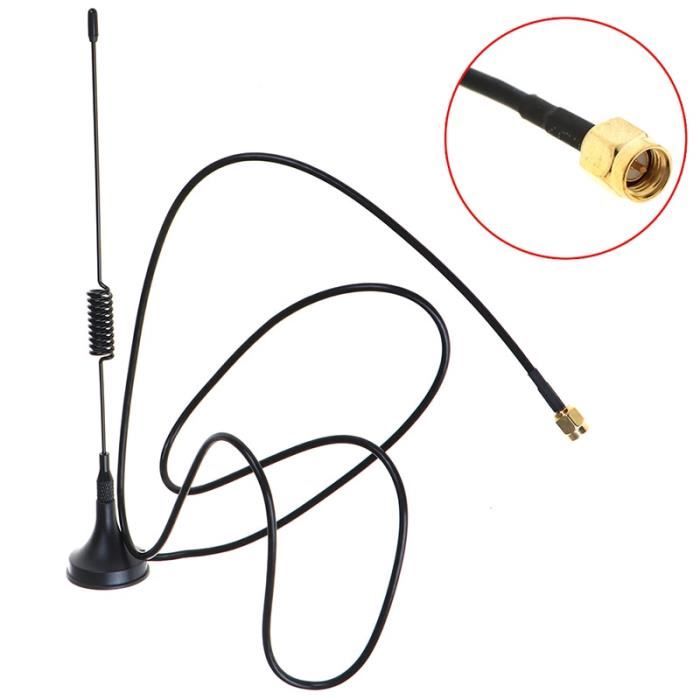 Antenne GSM GPRS 900 1800Mhz 3dbi câble SMA 1 M, Base magnétique pour ...