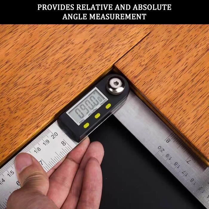 200mm Digital Instrument Angle Inclinometer Angle Digital Scale ...