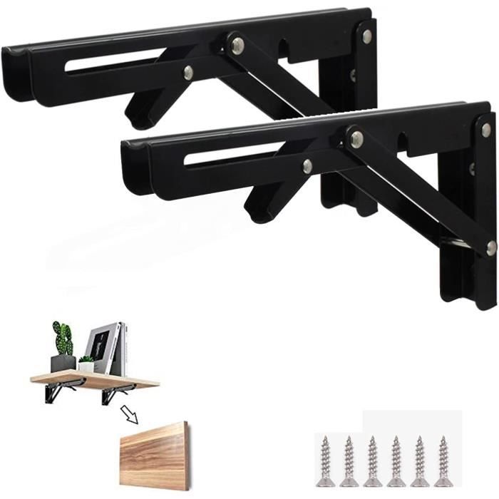 Equerre Pliable,Equerre Charge Lourde,Support D' Étagères Pliants ...