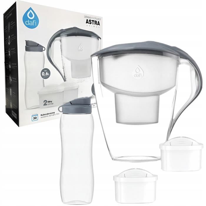 Carafe filtrante Dafi Astra 3 l argent/gris - Cdiscount Electroménager