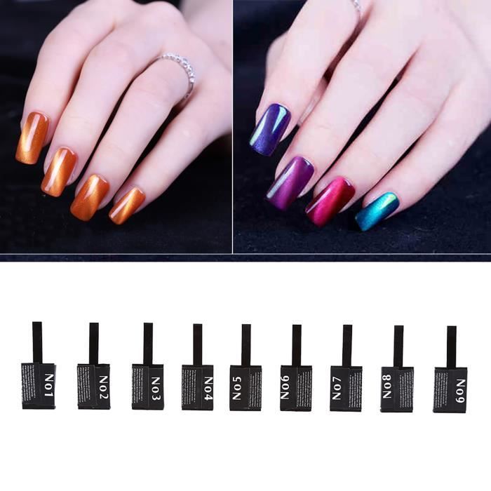 GAD Magnétophone à LED pour vernis à ongles UV Gel Magnet Stick ...