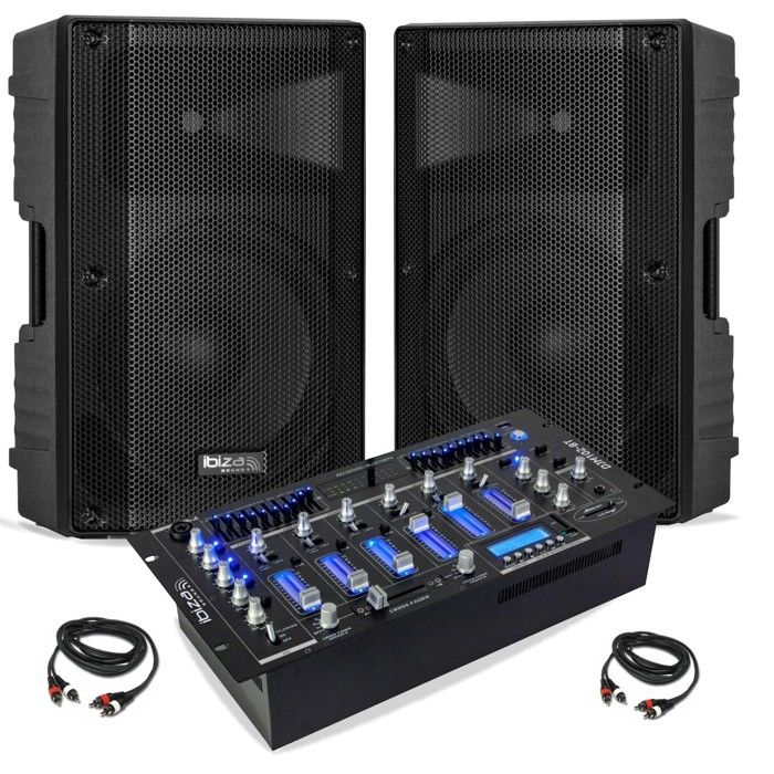 Enceinte Bluetooth USB Lecteur CD 300W Madison MAD-HP300CD-SB - Boule ...