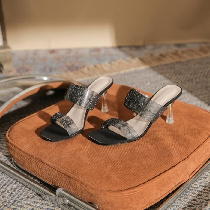 Sandales À Talons Hauts Chaussons Femmes Pompes Mode Été Exquis ...