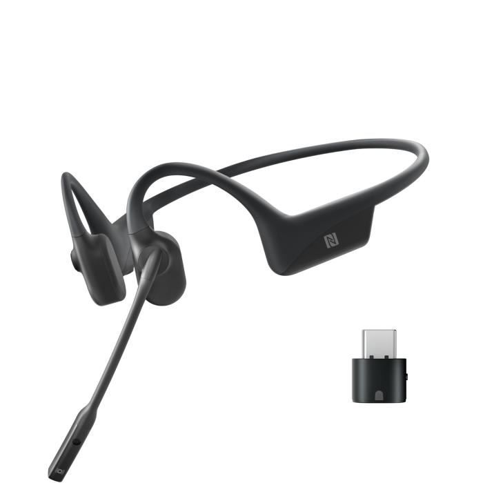 Casque sans fil - SHOKZ - OpenComm UC - Conduction osseuse - Type C - Oreille dégagée ...