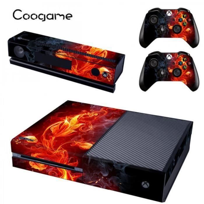 Shiny-Sticker-Decal Autocollant Xbox - ONE fleur du mal feu - Cdiscount ...
