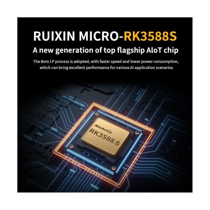 Pour Carte de DéVeloppement OrangePi 5 + BoîTier + Kit de Ventilateur ...