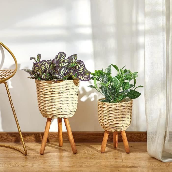 Paco Home Pot De Fleurs Cache-Pot Grand Bac Intérieur Pot De Plantes ...