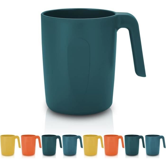 Gobelets En Plastique Réutilisables 8 Pièces, 450 Ml Tasse Eau ...