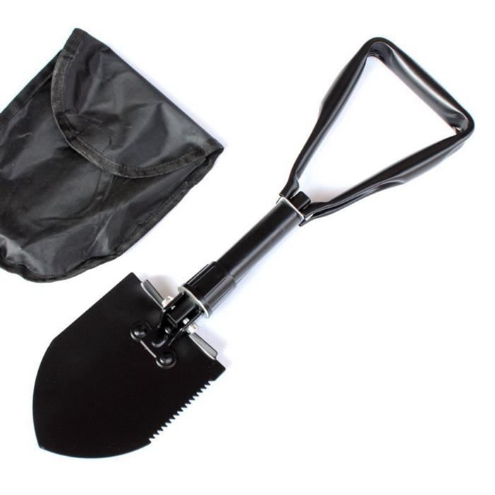 Pelle pliante de camping VGEBY - Acier haute teneur en carbone ...